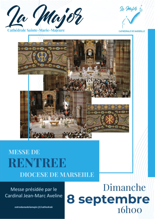 Affiche-Messe-Rentree - Paroisse Notre Dame de la Major